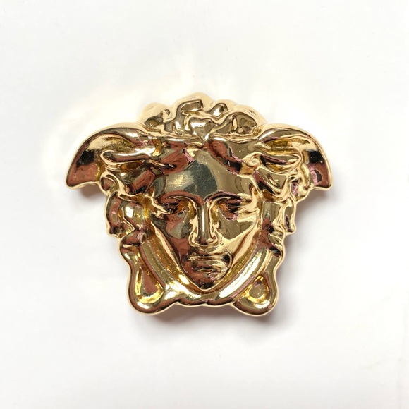 Versace | Jewelry | Versace Magnet Gold Medusa Head | Poshmark